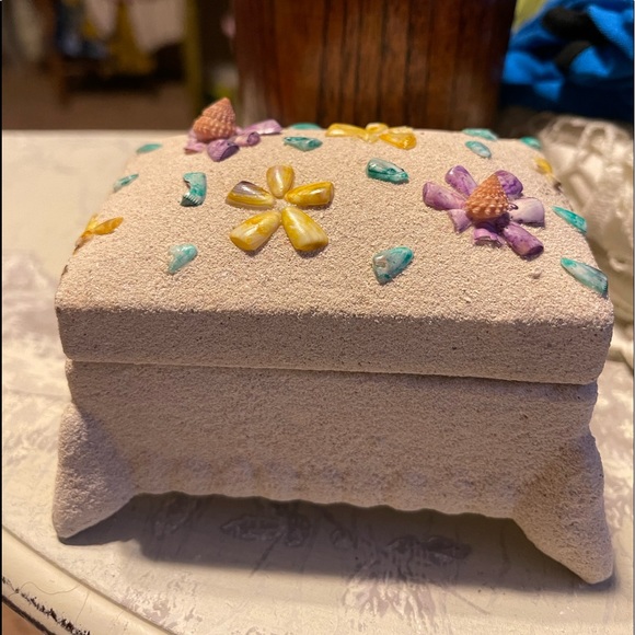 Accents | Sea Shell Box Beach Decor Trinket Box 5x4 | Poshmark